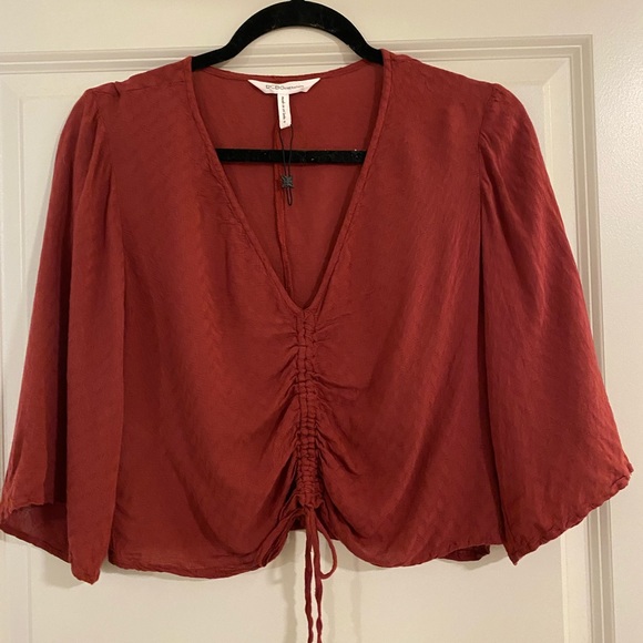 BCBGeneration | Tops | Bcbg Generation Wine Colored Blouse | Poshmark